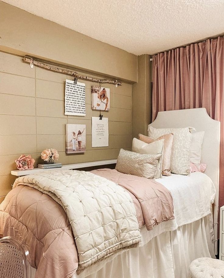 Pretty Dorm Room Ideas For The Best Girly Experience - Her Home Decorations