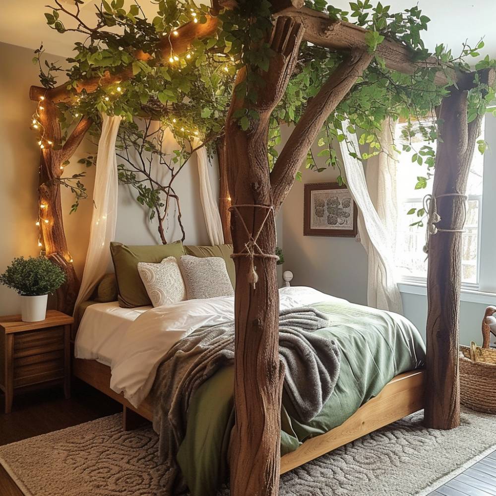 Forest Themed Bedroom Decor: Bringing Nature Indoors - Her Home Decorations