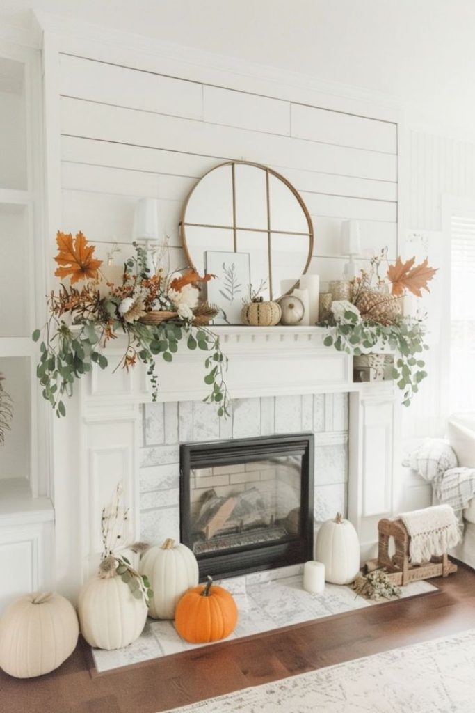 Cozy & Chic: Quick Guide to Fall Mantel Decor Ideas - Her Home Decorations